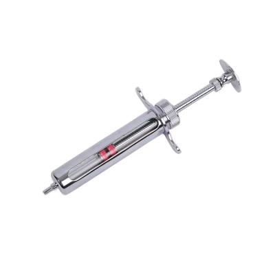 China Livestock and Animal Syringe Pig Cattle Sheep Veterinary Stainless Steel Medical Syringes Injector for sale