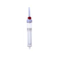 China Medical Blood Assembled Drip Chamber With Filter Double Blood Transfer Drip Chamber With Iv Infusion Set for sale