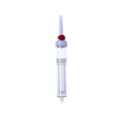 China Medical Blood Assembled Drip Chamber With Filter Double Blood Transfer Drip Chamber With Iv Infusion Set for sale