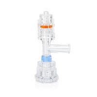 China T-shape Hemostasis Valve Adapter Male Luer Rotation Female Luer Closure for sale