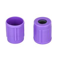 China Closed/Open Butyl Rubber Stopper PET Material Blood Collection Tube Cap for 13MM,16MM Models for sale