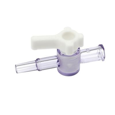 China Sterile Single-handle Luer Valve with PC/PE Material for Safe Fluid Control Operations for sale