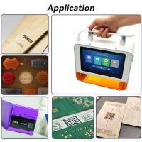 China Small Portable Fiber Laser Marker Machine Handheld Laser Engraving Machine 90V - 240V for sale