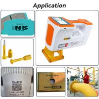 China Mini Handheld Laser Marking Machine 75X75mm Portable Fiber Laser Marker for sale