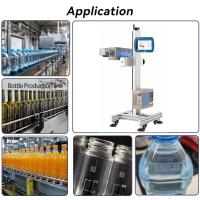 China CO2 Industrial Laser Marking Machine with date marking for PET bottle for sale