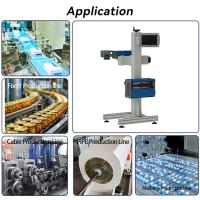 China 1064nm Metal Fiber Laser Marking Machine 20W 30W 50W 100W For Pipe for sale