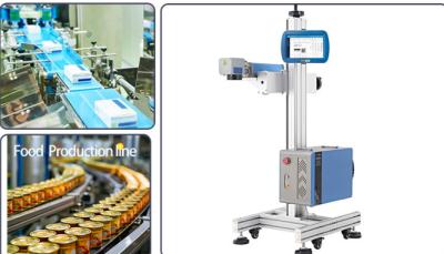 China COTAJET Flying Fiber Laser Marker Machine 50W 100W Anti Corrosive Hardness for sale