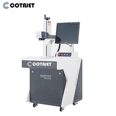China 0-130m/min Static Fiber Laser Marking Machine 1064nm For Plastic / Nameplate for sale