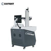 China 0-130m/min Static Fiber Laser Marking Machine 1064nm For Plastic / Nameplate for sale