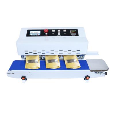 China CSM-810 220V Continuous Band Sealing Machine 150m/min Expiry Date Coding Inkjet Coder for sale