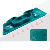 China Food Grade Silicone Baby Tray Custom Feeding Plates And Bowls PPA PVC Free for sale