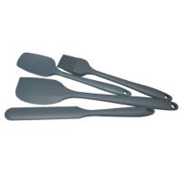 China 12 Piece Gray Silicone Spatula Kitchenaid Cookware Utensil Set Customized for sale