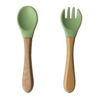 China Dinosaur Shape Silicone Eating Utensils Set Dishes Customized For Baby Feeding for sale