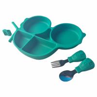 China Baby Feeding Silicone Spoon Set Customized Car Shape Bpa Free for sale