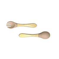 China Baby Feeding Silicone Bib And Bowl Set Food Grade With Forks And Spoons for sale