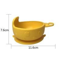 China Baby Feeding Set Silicone Bibs And Bowls Giraffe Shape BPA Free Customized for sale