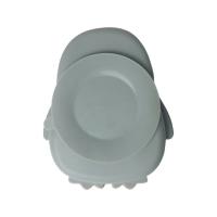 China OEM Silicone Baby Feeding Set Penguin Shape Food Grade With Spoon for sale