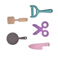 China 5 Piece Non Toxic Baby Teether Silicone BPA Free Customized Color for sale