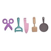 China 5 Piece Non Toxic Baby Teether Silicone BPA Free Customized Color for sale
