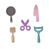 China 5 Piece Non Toxic Baby Teether Silicone BPA Free Customized Color for sale