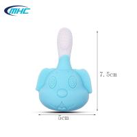 China Chewable Soft Silicone Baby Teether Brush Cute Piggy Shape BPA Free for sale