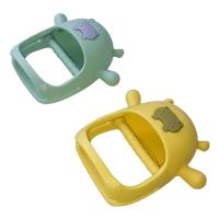 China Silicone Baby Teether Customized Hippo Never Drop Diy Handmade Bpa Free for sale