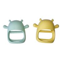 China Silicone Baby Teether Customized Hippo Never Drop Diy Handmade Bpa Free for sale
