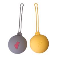 China Silicone Baby Teether Baby Pacifier Container Anti Dropping  Bpa Free Baby Pacifier Clip Holder for sale