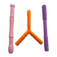 China DIY Silicone Baby Teether Multiple Sizes Customized Letter Shape Food Grade for sale