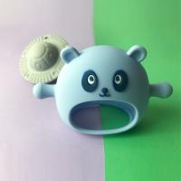 China BPA Free Silicone Baby Teether Toys Panda Shape Food Grade Customized for sale