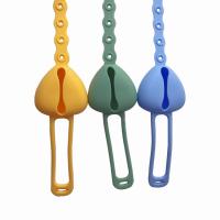 China Anti Dropping Baby Wrist Teething Toy Silicone Food Grade Safety Strap for sale
