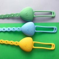 China Anti Dropping Baby Wrist Teething Toy Silicone Food Grade Safety Strap for sale