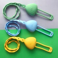 China Anti Dropping Baby Wrist Teething Toy Silicone Food Grade Safety Strap for sale