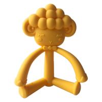 China Cartoon Shape Baby Teether Toys Food Grade BPA Free DIY Silicone Teether for sale