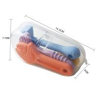 China Wrench Hammer Silicone Chew Toy Engineering Tool Shape Food Grade Baby Teether for sale