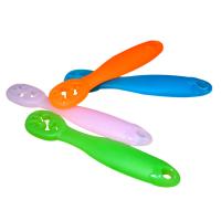 China Leakproof Silicone Baby Teether Food Grade Spoon For Kids Toddlers Infants for sale