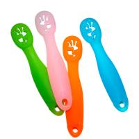 China Leakproof Silicone Baby Teether Food Grade Spoon For Kids Toddlers Infants for sale