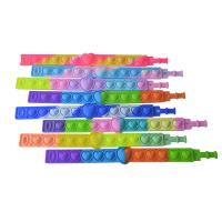 China Silicone Children'S Educational Toy Decompression Pop Bubble Bracelet for sale