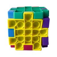 China 3D Children'S Educational Toy Poppit Infinity Cube Fidget Toy Customized Color for sale