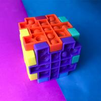 China 3D Children'S Educational Toy Poppit Infinity Cube Fidget Toy Customized Color for sale