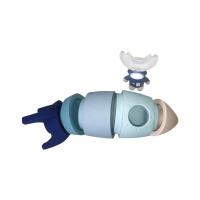 China Silicone Baby Rocket Toy Teeth Brush Decoration Customized Color for sale