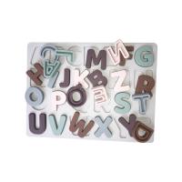 China Non Toxic Silicone Early Educational Toys Movable Letter Puzzles For Kids for sale
