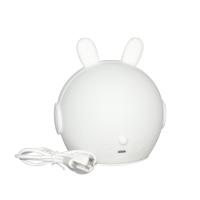 China Rabbit Rechargeable Silicone Night Light Soft Touch Switching Colors For Children for sale