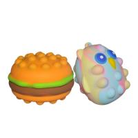 China Anti Pressure Silicone Squeeze Toy 3D Pop Fidget Ball Non Toxic For Kids for sale