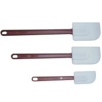 China Double Sided Silicone Cake Scraper Spatula Shovel BPA Free Customized for sale