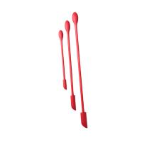China Household Kitchenaid Scraper Spatula Non Stick Mini Silicone Scraper With Handle for sale