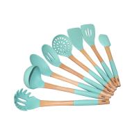 China Heat Resistant Silicone Spatula Kitchenaid Utensils Eco Friendly 10 Pieces for sale