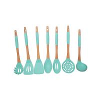 China Heat Resistant Silicone Spatula Kitchenaid Utensils Eco Friendly 10 Pieces for sale
