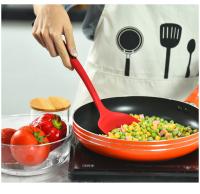 China BPA Free 5 Pieces Silicone Spatula Kitchenaid Cooking Utensils Set Heat Resistant for sale
