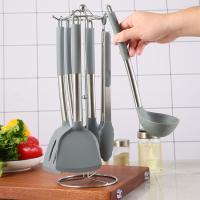 China Food Grade Silicone Spatula Kitchenaid Customized 15 Pieces Utensils Set for sale
